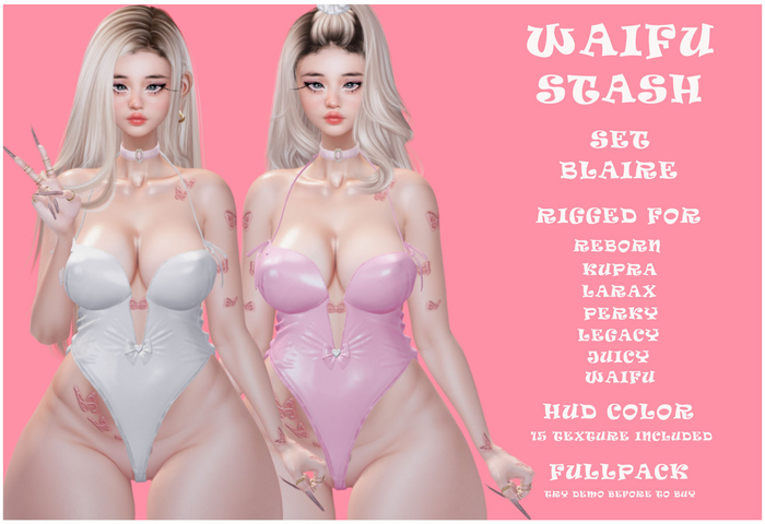 Second Life Marketplace - [Waifu Stash] - Set Blaire Fullpack